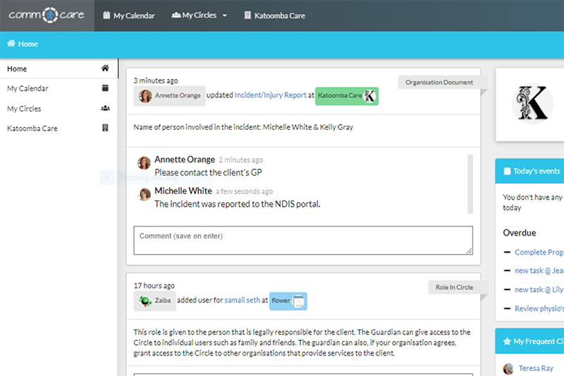 Care Management Software - Comm.care by Pnyx
